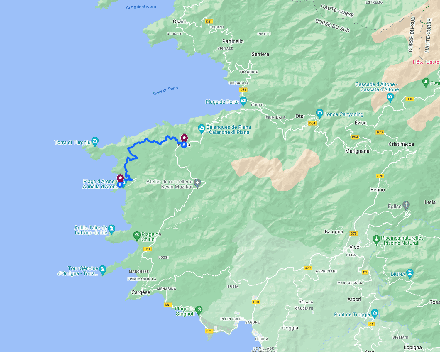 Les 10 plus belles routes de Corse en moto