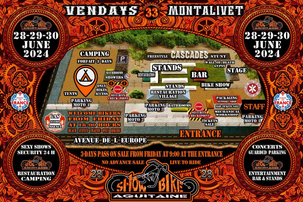 Tarif Show Bike Montalivet 2024